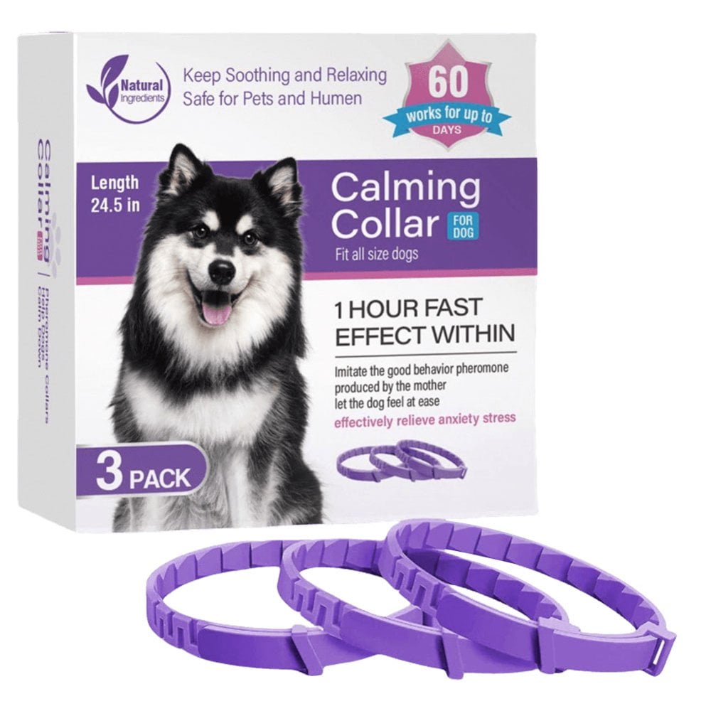 Click here for Addfst 4 Pack Pet Calming Collar Anxiety Relief Ph... prices