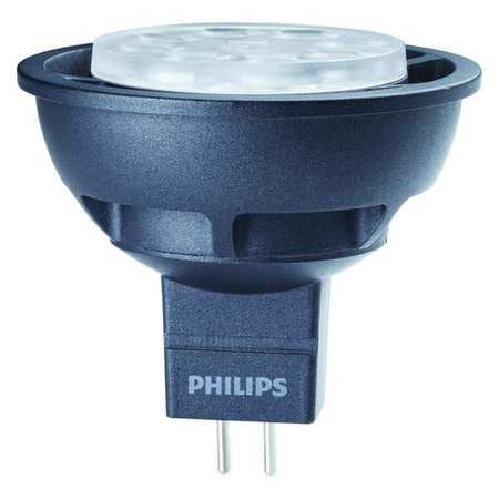 PHILIPS 454538 LED Lamp,MR16,6.5W,2700K,25deg.,GU5.3 - Walmart.com ...
