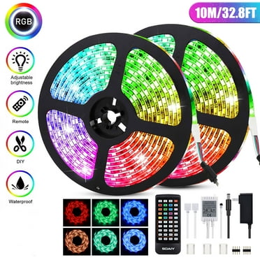 Lightahead LED Sound Activated Stage Light ? Multi Color Auto Strobe ...