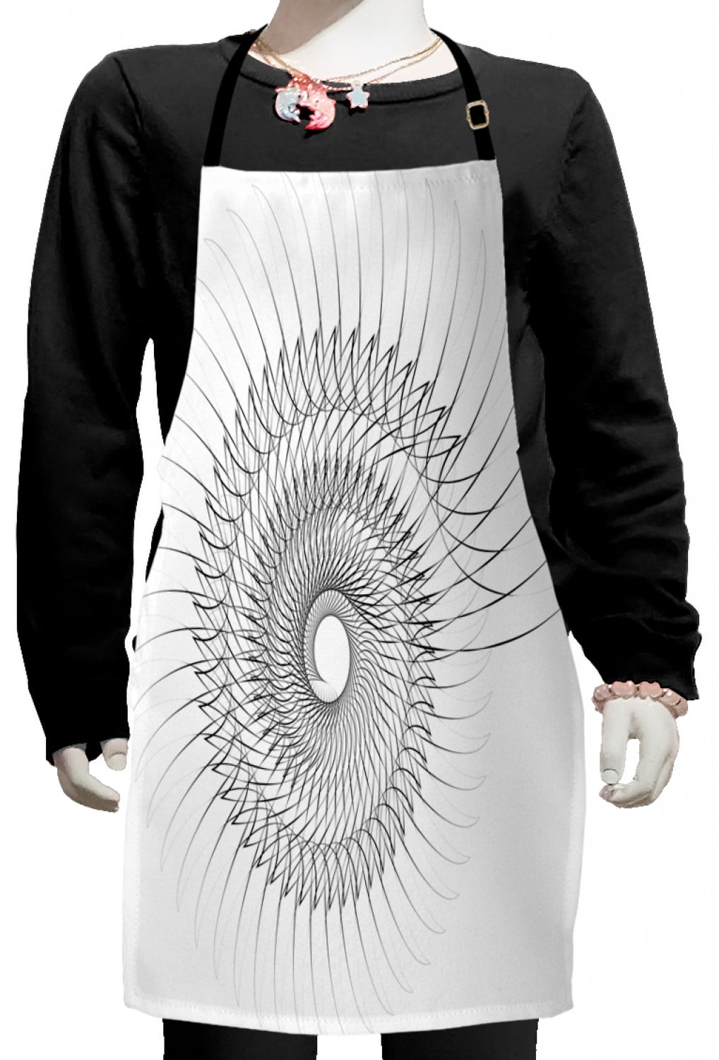 Spires Kids Apron, Geometric Rotary Spiral with Helix Elements and ...