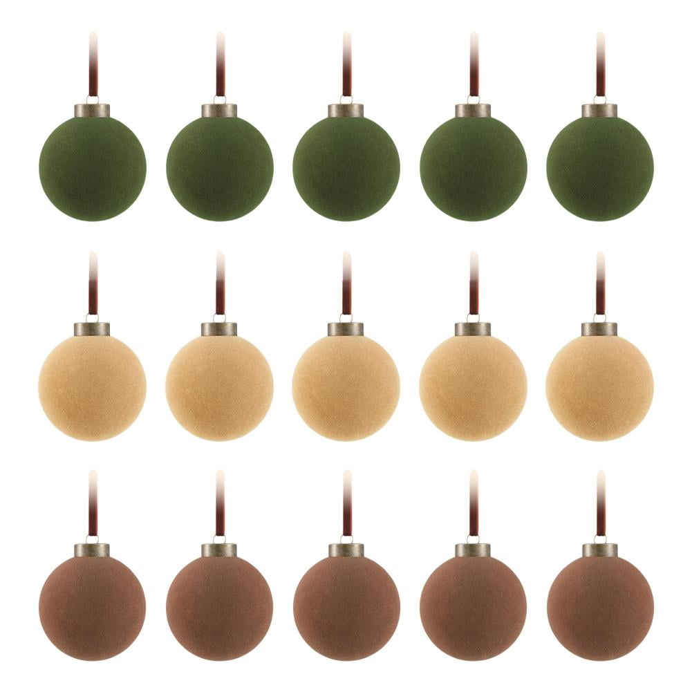 Click here for Unbranded 15 Pcs Velvet Christmas Balls Bulk 3.15... prices
