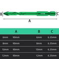Carbide Triangle Drill Bit Set for 6-12mm Glass Tile and Rock Slab ...