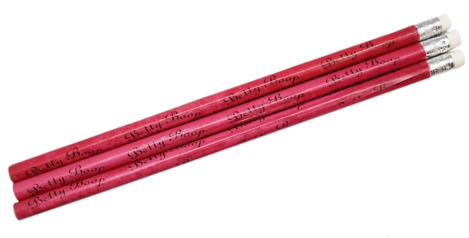 Betty Boop Pink Colored Cursive Name Pencil Set (3 Identical Pencils ...