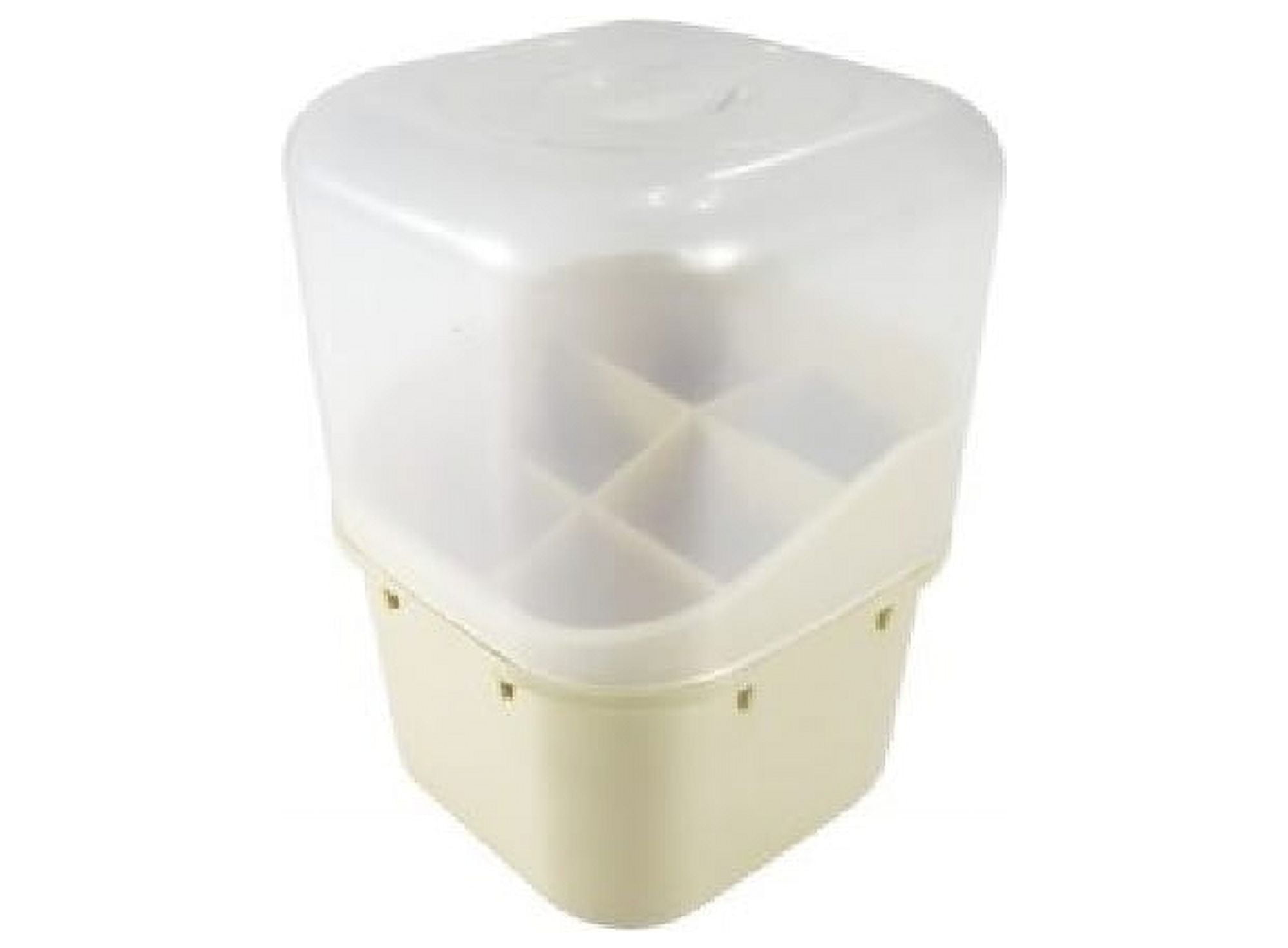 Porta Cubiertos de Plastico con Division y Tapa paquete 3pzs EP Porta ...