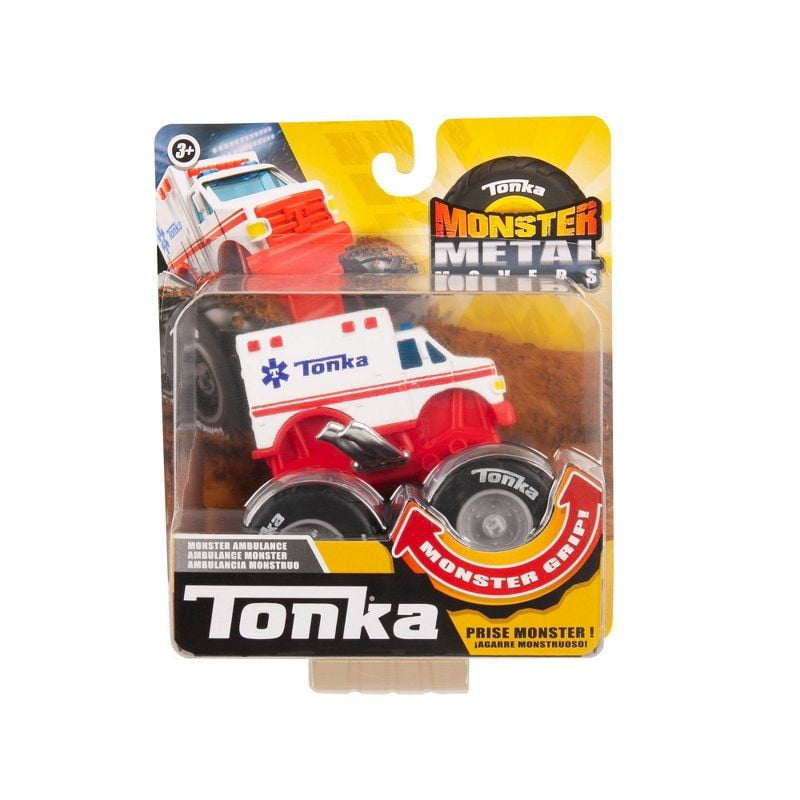 Tonka Monster Metal Movers Ambulance 1:64 Scale Toy Vehicle - Walmart.com