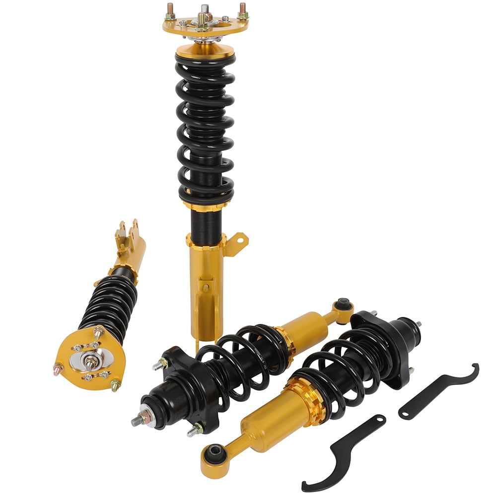 Coilover Struts Suspension Kit Coilover Shocks Full Set Adjustable ...