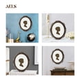 AELS 8x10 Vintage Oval Picture Frame, Antique Photo Frame with Glass ...