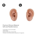 Silicone Molds Ear Model 1 Pair, 2.6in – Left & Right Flexible Fake Ear ...