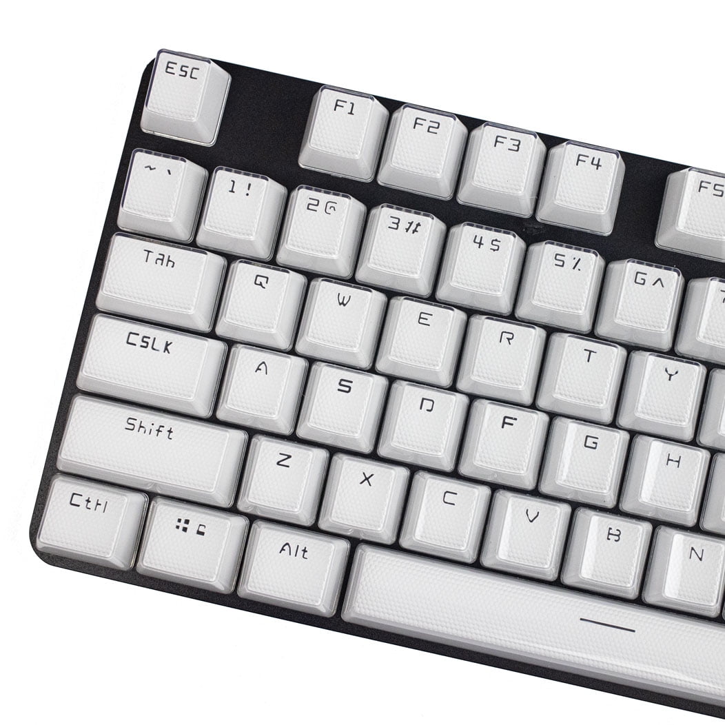 Acrylic Honeycomb Keycaps - White - Walmart.com