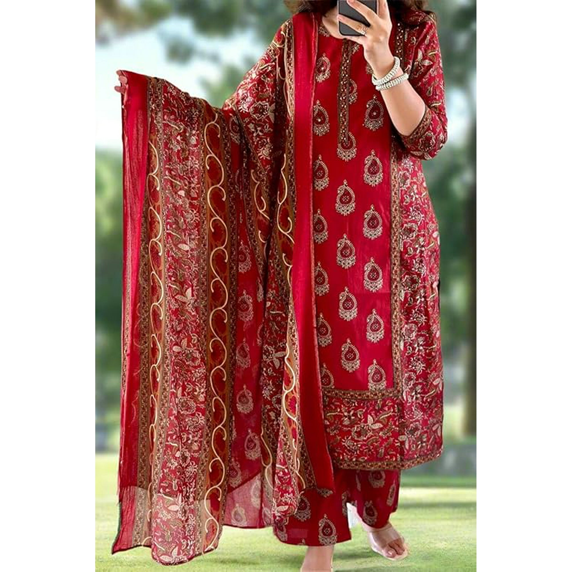 Click here for Aizza Trends Womens Cotton Hand Work Printed Kurti... prices