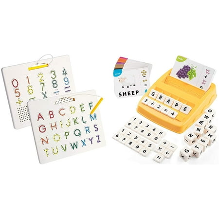 Magnetic Alphabet Number Tracing Board & 2 in 1 Matching Letter Number ...