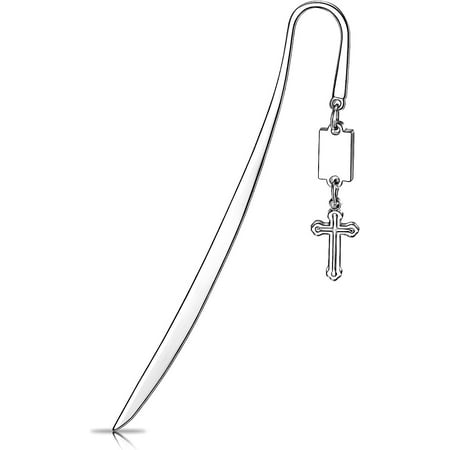 （Silver）Catholic Cross Bookmark Cross Charm Bookmark First Communion ...