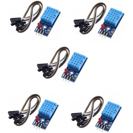 5Pcs Temperature Humidity Sensor Module Humidity Sensor and Temperature ...
