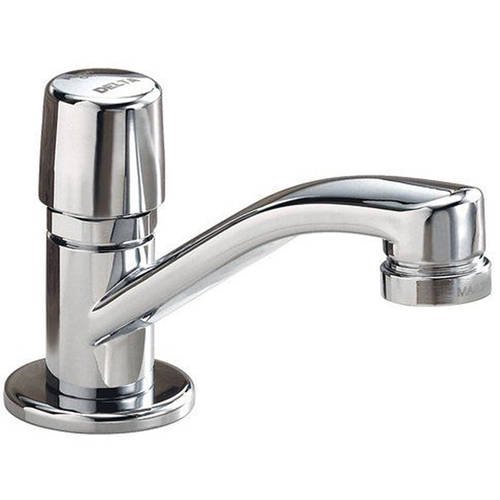 Delta Single Handle Metering Faucet in Chrome 701LF-HDF - Walmart.com ...