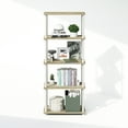 Furinno Turn-N-Tube 5-Tier Multipurpose Compact Display Rack, Shelving ...