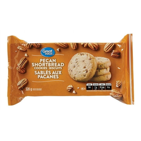Great Value Pecan Shortbread Cookies - Walmart.ca