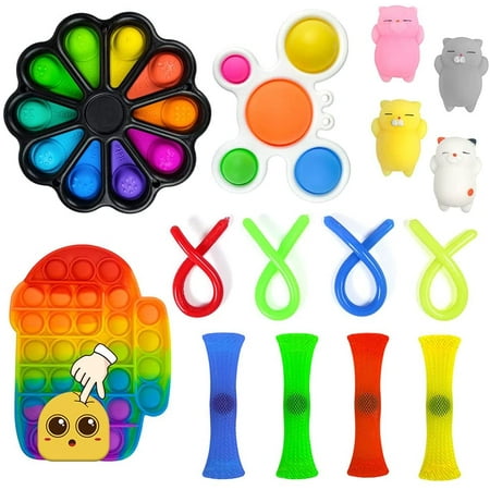 HTCM Fidget Toys Set Fidget Packs Fidget Kits Stress Relief and Anti ...