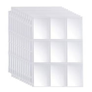 Trading Card Protector Sheets 9 Pocket X 100 Plastic Pages Holds 900 ...