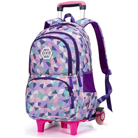 Rolling School Bag Wheeled Travel Backpack Trolley | Walmart Canada