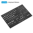Uxcell English Keyboard Stickers Keyboard Replacement Cover Style 5 ...