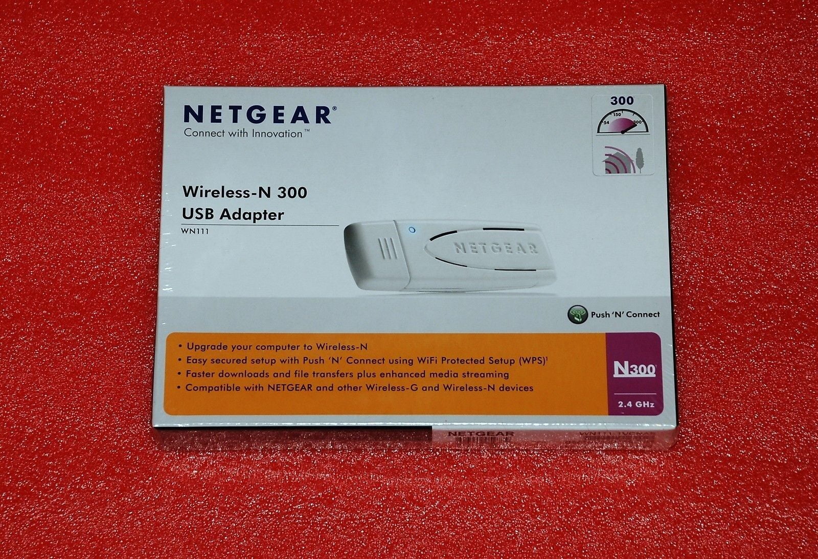 Netgear N111 N300 Wireless-N USB Adapter Brand New - Walmart.com