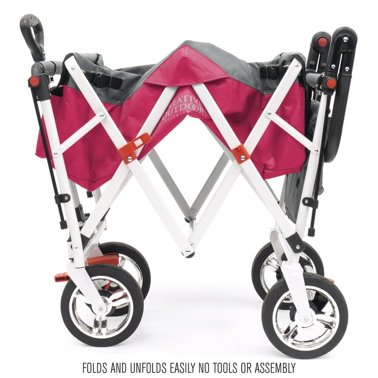 Pack Push Compact Stroller Wagon Black Creative Wagons, 48% OFF