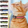 Orange LED Dog Collar with USB Solar Dual Charging, Light Up Pet Collar ...