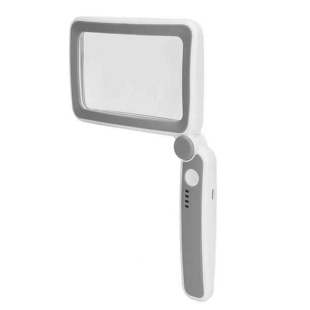 Lupa LED 4X, Lupa De Lectura Manual, 3 Engranajes, Ajustable, Plegable ...