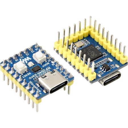 Waveshare RP2040-Zero Board with Pre-soldered Header, Based on ...