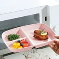 Rectangular Compartment Tray Dinner Tray Party Tray Three Compartments ...