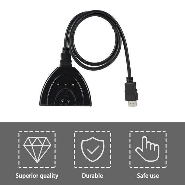 Switch 3 Ports HDMI-compatible 3 In 1 OUT 1080P Hub V1.3B Or V1.4B ...