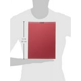 Bazzill Cdstk 8.5x11 Mono Bazzill Red (pack of 25) - Walmart.com