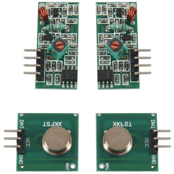 2SET 433Mhz RF Transmitter and Receiver Module link kit for Arduino ...