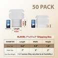 50 Packs 7x5x2 Shipping Boxes,Cardboard Boxes for Small Business ...