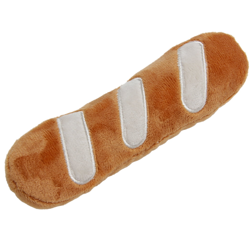 Click here for Nobrand Dog Squeaky Toy Simulated Bread Shape Dog... prices