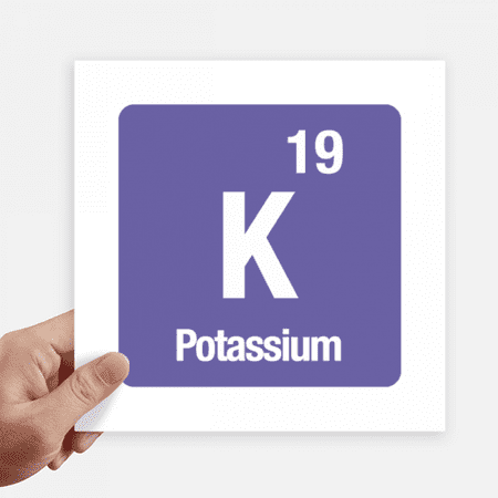 K Potassium Checal Element chem Sticker Tags Wall Picture Laptop Decal ...