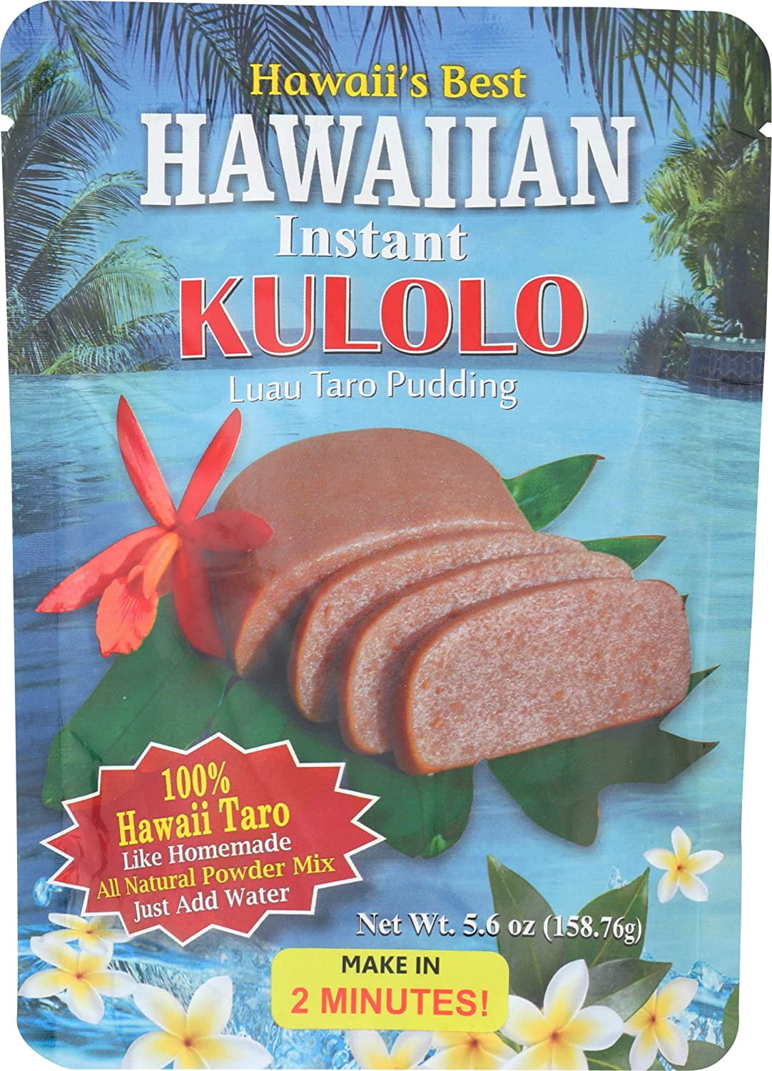 Hawaii's Best Hawaiian Instant Kulolo Luau Taro All Natural Pudding Mix ...