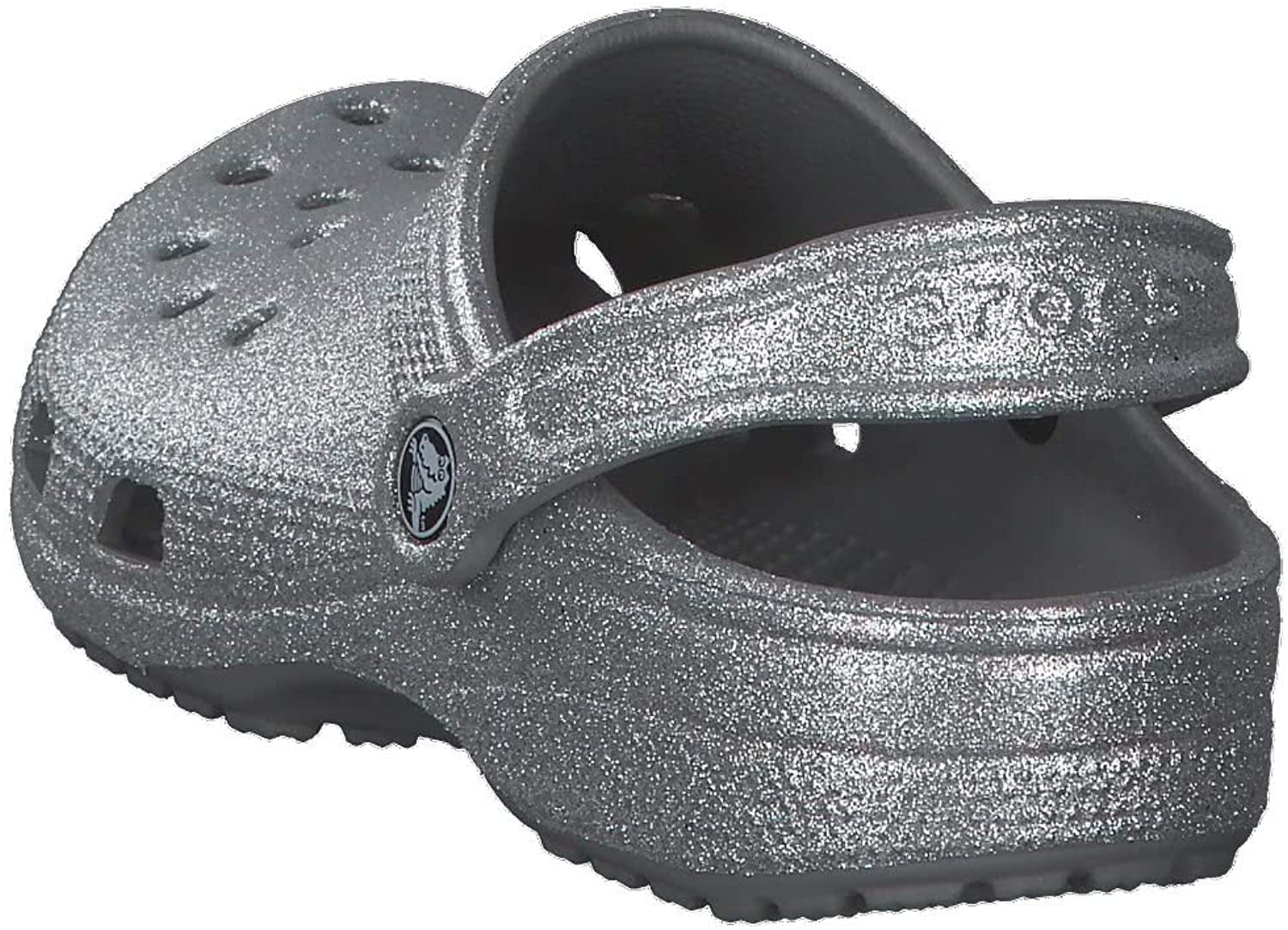 Crocs Classis clog silver glitter sz 10c - 206992-94S - munimoro.gob.pe