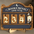 2026 New Books Read This Year Counter Sign – Wooden Reading Tracker ...