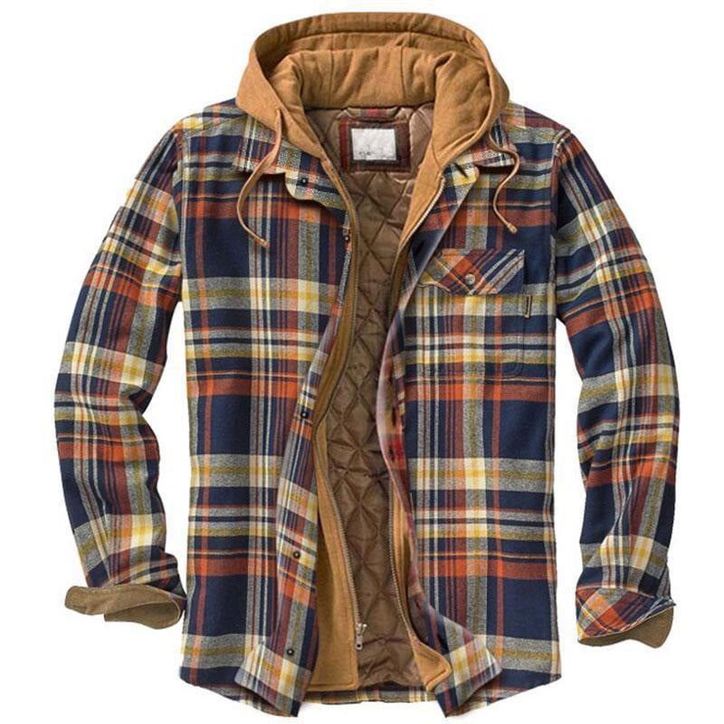 Click here for Unbranded Mens Thermal Lined Flannel Shirt Jacket... prices