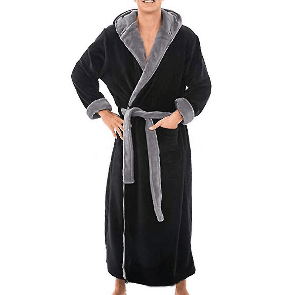 Click here for Waca09 Mens Winter Warm Hooded Coat Bathrobe Towel... prices