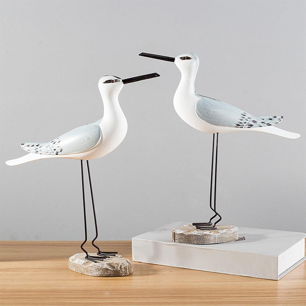 Seagull Miniature Figurines Yard Statue Landscaping Desk Decor Props ...