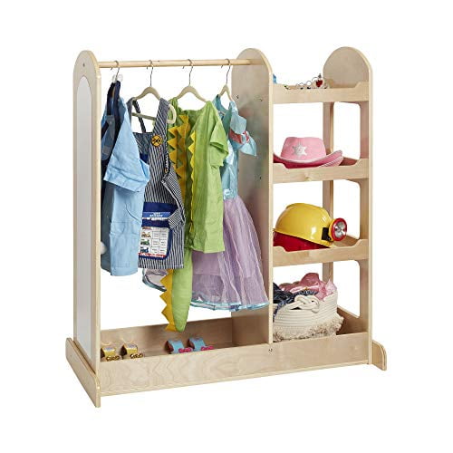 Click here for Ecr4kids Birch Natural Dress Up Center prices