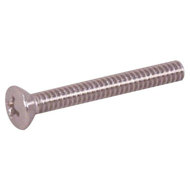 694 8-32 x 1 in. Phillips Oval Head Machine Screw, Stainless Steel ...