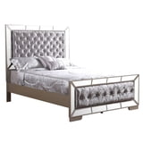 Hollywood Hills Silver Champagne Queen Panel Beds - Walmart.com