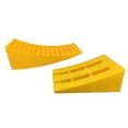 Hyper Tough Heavy Duty Yellow Plastic Curved Level Ramp 13 inch long, 4 ...