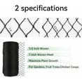 Bird Netting for Garden 15x20 Ft, 1/2 Inch Mesh Heavy Duty Garden ...