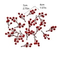 Three Different Types Of Red Berry Family Festival Wedding Branches Are ...