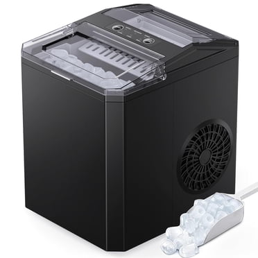Ionchill Quick Cube Ice Machine, 26lbs/24hrs Portable Countertop Bullet ...