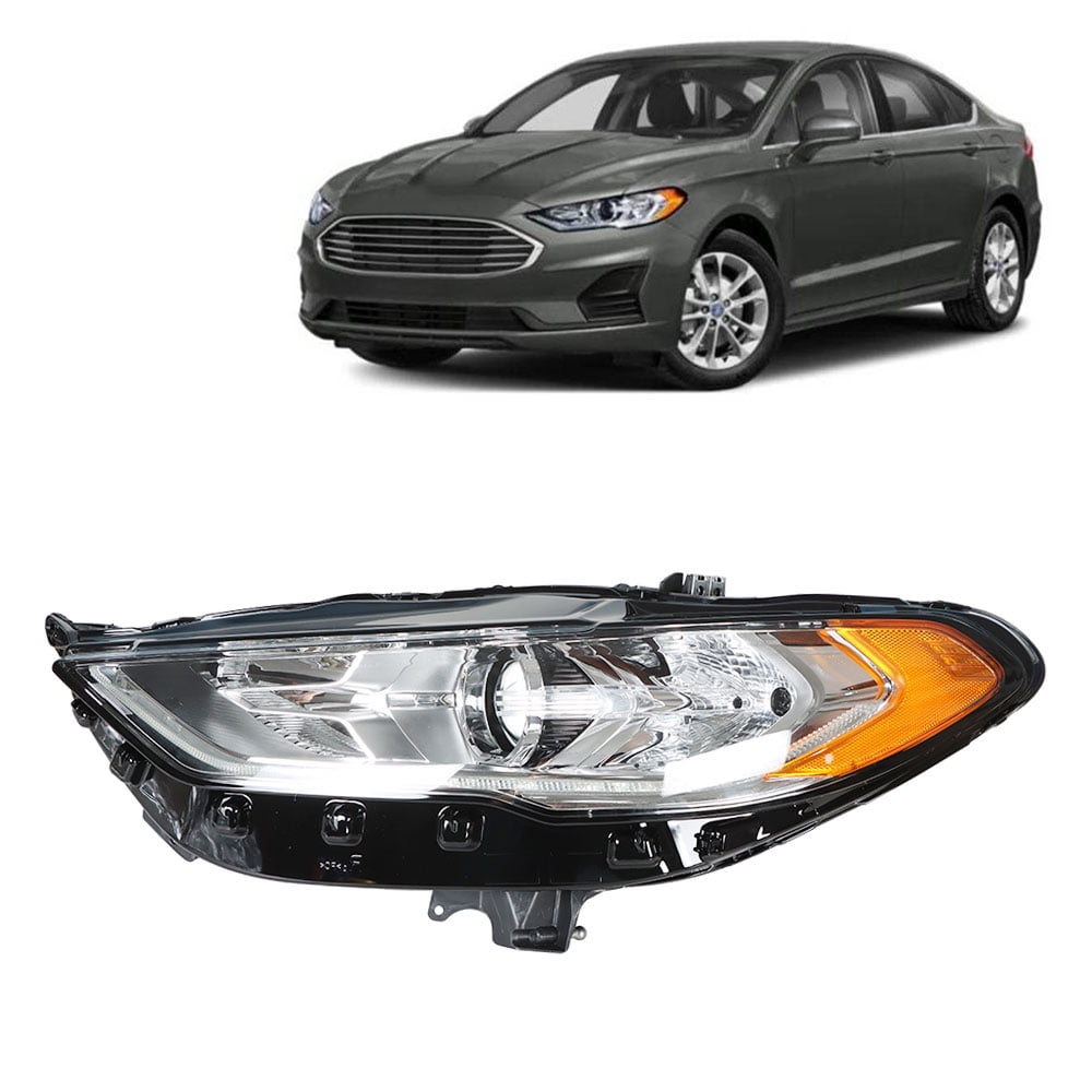 Genrics Headlight Assembly for 2017 2018 2019 Ford Fusion Projector ...